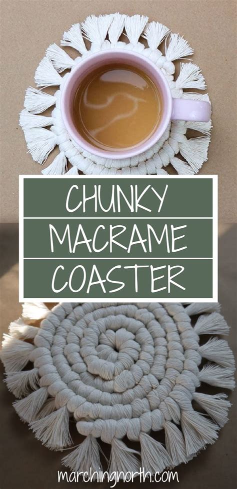 Free Round Macrame Coasters Pattern For Beginners