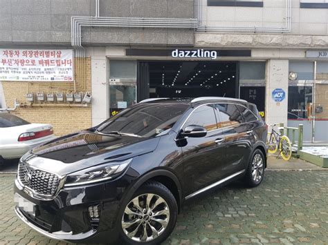 2017 올뉴쏘렌토 프리미엄 광택 파이어볼이지스유리막코팅 트림전용 코팅재타론 전면유리발수 코일매트 실내