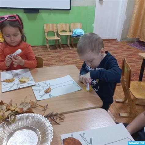 Фотоотчет о занятии аппликацией «Осеннее дерево 6 фото Воспитателям детских садов школьным