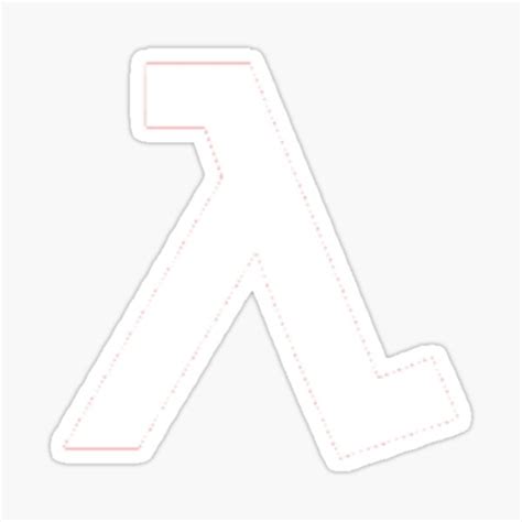 Half Life Alyx Lambda Sticker By Gamedesigns Redbubble