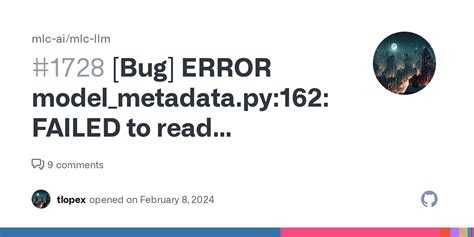 Bug Error Modelmetadatapy162 Failed To Read Metadata Section In Legacy Model Lib When