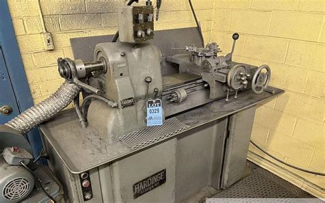 Used HC HARDINGE SUPER PRECISION TURRET CHUCKING LATHE W COLLET CHUCK 8 POSITION PO