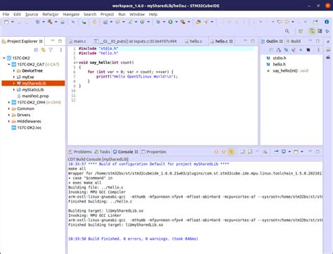 how to debug a user space application with stm32cubeide user space