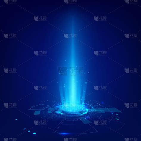 科幻未来用户界面。未来的住房和城市发展部的元素。全息ui元素虚拟现实。摘要高新技术循环。向量