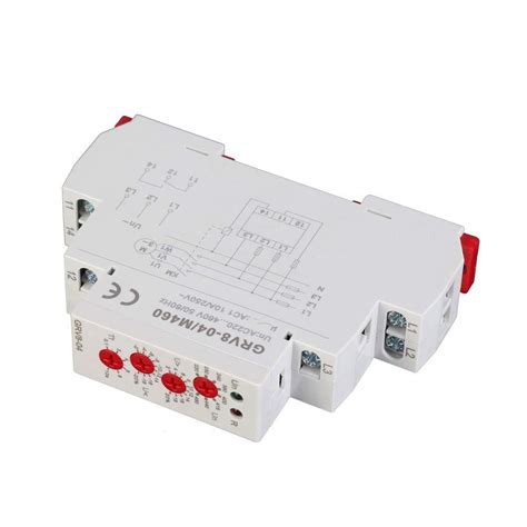 Eléctrica Industrial Grv8 04 Protector De Secuencia De Fase De Relé De