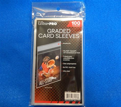 Ultra Pro 81307 Graded Card Sleevesbags Bag Of 100