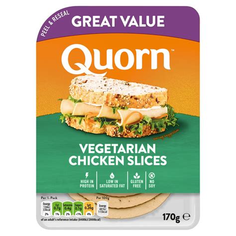 Quorn Vegetarian Chicken Slices British Chemist