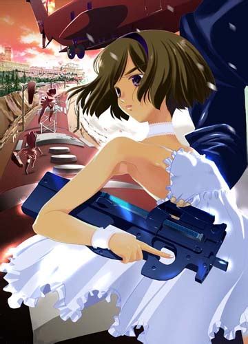 Henrietta Gunslinger Girl Lowres Tagme Bullpup Gun Looking Back