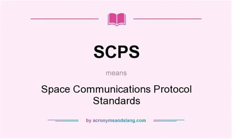 Scps Space Communications Protocol Standards In Undefined By