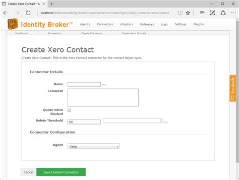 Xero Contact Connector Unifybroker Knowledge Unify Solutions