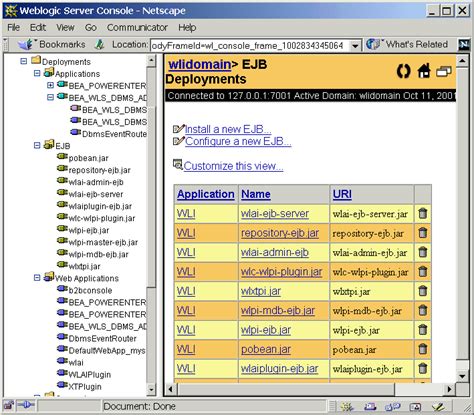 Weblogic Integration Sample Configuration Files