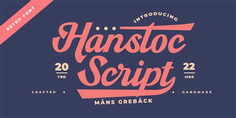 Hanstoc Script Font Dafont Free