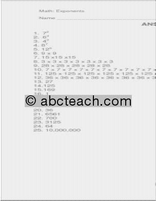 Interactive Notebook Math Exponents Abcteach
