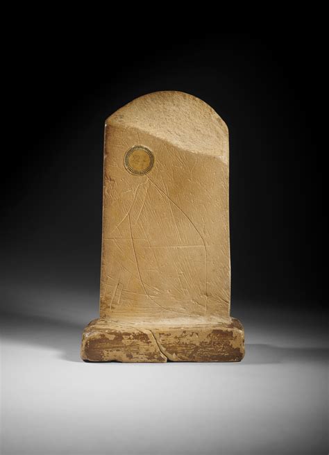 Michel An Egyptian Limestone Stela For Senimes Mutualart