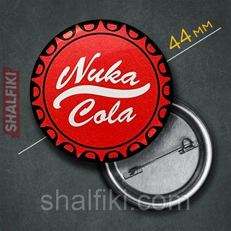 Купить Значки "Нюка Кола / Nuka Cola (Фаллаут)" в Украине