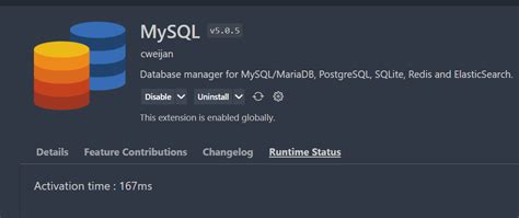 BUG Among All The VSCode Extensions Vscode Database Client Is The Slowest In Terms Of