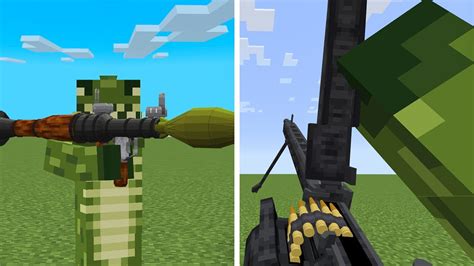 Crafting This Real Weapon In Minecraft Youtube
