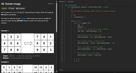Day 12 Of Dsa Challenge Rotate Image Aman Badola Posted On The Topic Linkedin