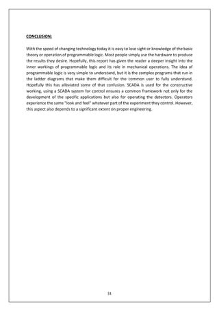 TRAINING REPORT ON INDUSTRIAL AUTOMATION PLC SCADA VARIABLE FREQUENCY DRIVE PDF