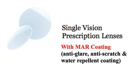 Kodak Single Vision Prescription Lenses With Mar Coating The Old