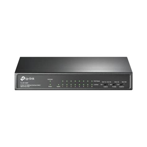 Switch Poe No Administrable 8 Puertos Poe Marca Tp Link Modelo Tlsf1009p Ok Telecomunicaciones