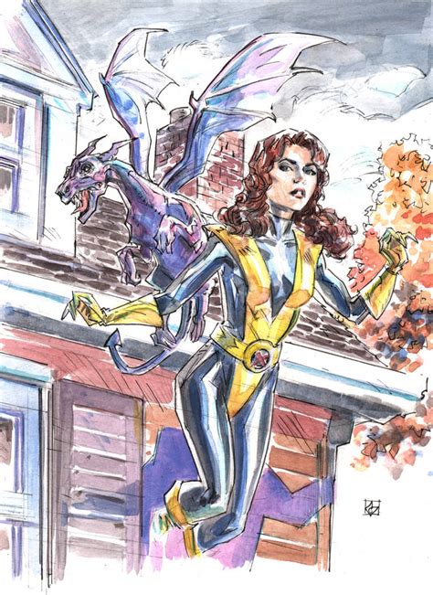 Kitty Pryde And Lockheed By Deankotz On Deviantart