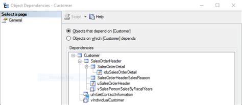View Dependencies Of A Table From Ssms And T Sql Script Used Internally