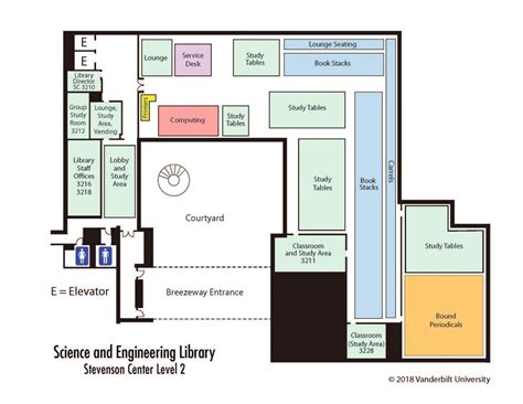 Library Floor Plans Jean And Alexander Heard Libraries Vanderbilt