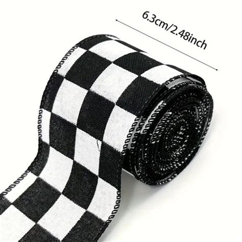 Awesome Black And White Checker Ribbon Roll The Cake Mixer