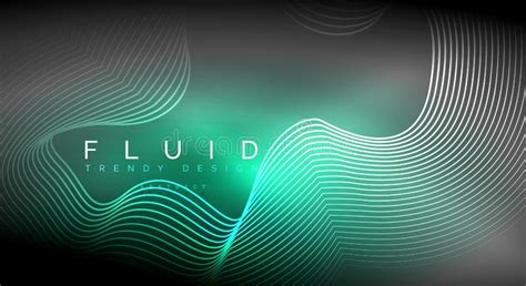 Digital Flowing Wave Particles Abstract Background Stock Vector Illustration Of Element Fire