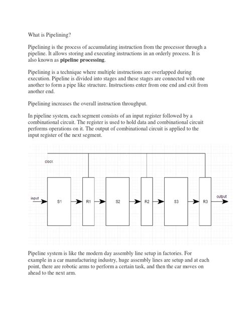 Pipelining Pdf Central Processing Unit Parallel Computing