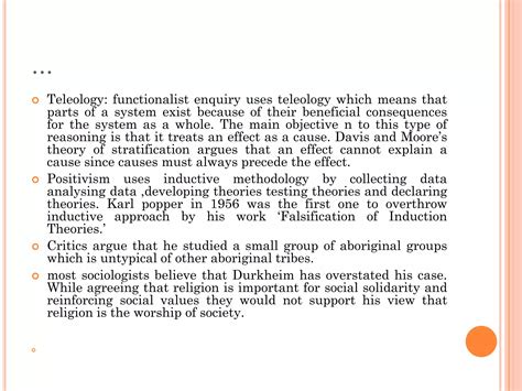 The Evolution Of Functionalism Positivism And Sociology Pdf Science