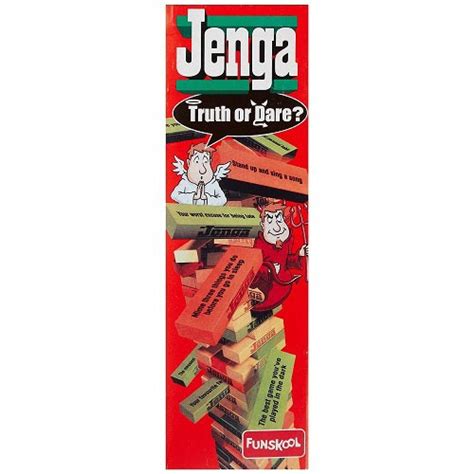 Funskool Jenga Truth Or Dare Multicolor Toyoos