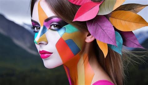 Premium Photo Artistic Makeup