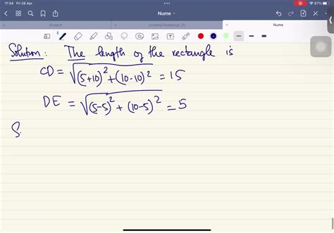 solved rectangle a b c d is enlarged under a dilation centered at the