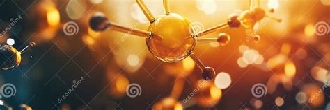 An Abstract Representation Of Molecular Structures Highlighting The Beauty Of Chemical