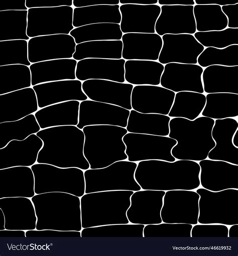 Crocodile Skin Print Seamless Pattern Royalty Free Vector