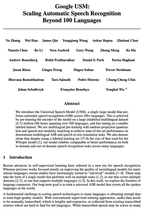 Google 将自动语音识别扩展到超过100种语言 智源社区