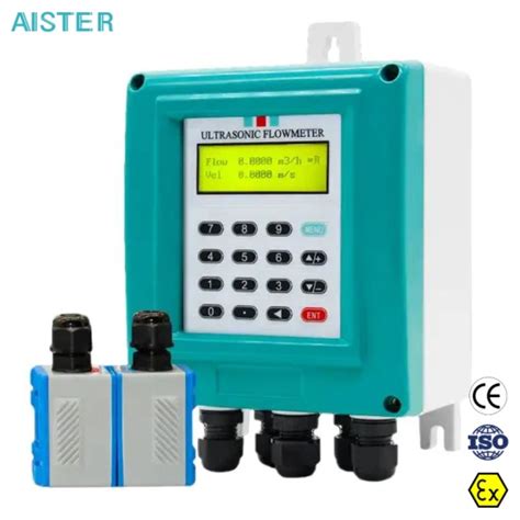 Clamp On Sensor Wallmount Ultrasonic Flow Meter With Gprs Data Logger