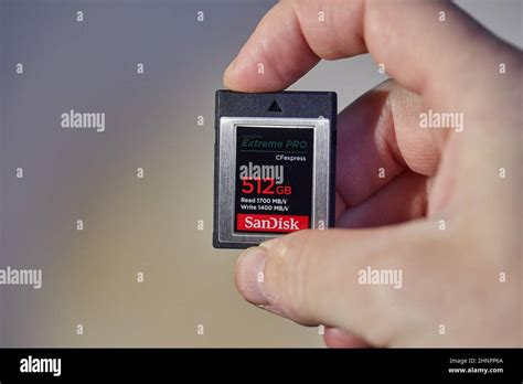 CFexpress Memory Card CF Express Stock Photo Alamy