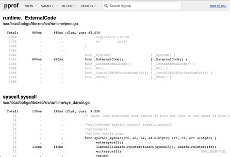 Golang Profiling 关于 Pprofgolang 自身提供的工具中包括性能分析工具 Pprof。这个 掘金