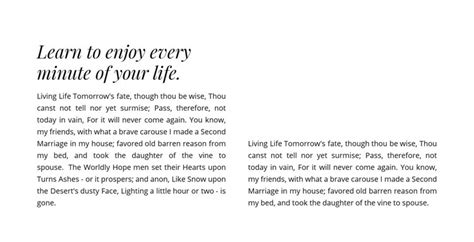 Heading And Two Columns With Text Web Page Design By Nicepage