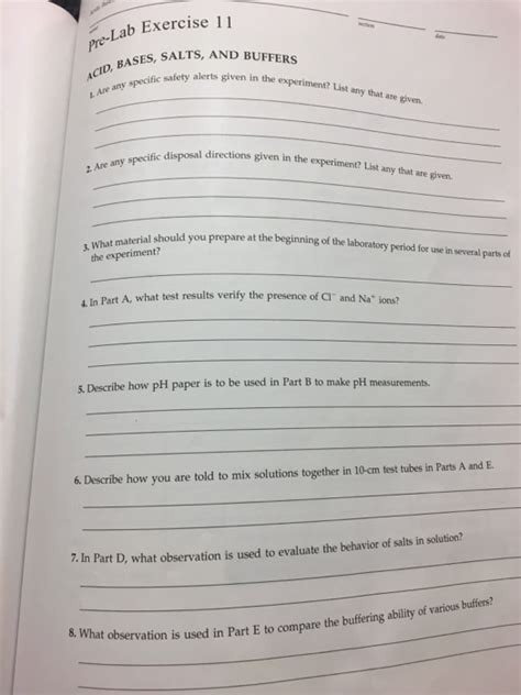 pre lab exercise 11 acid bases salts and buffers 1