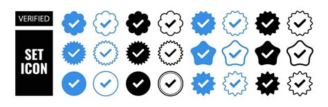 Premium Vector Checkmark Sign Verified Symbol Verified Badge Profile Social Media Account