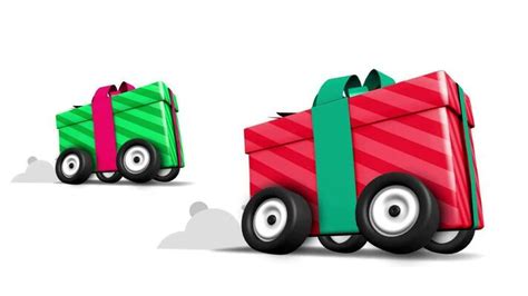 Animated Delivery Truck Stock Video Footage For Free Download