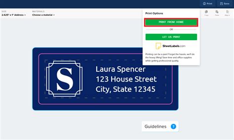 FAQ Label Formatting And Printing SheetLabels Com