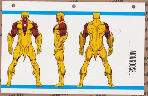 Official Handbook Of The Marvel Universe Sheet Mongoose Comic