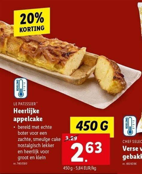 Heerlijke Appelcake Promotie Bij Lidl