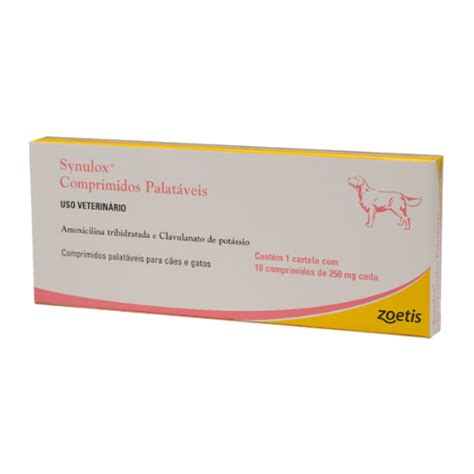 Synulox 250mg Com 10 Comprimidos