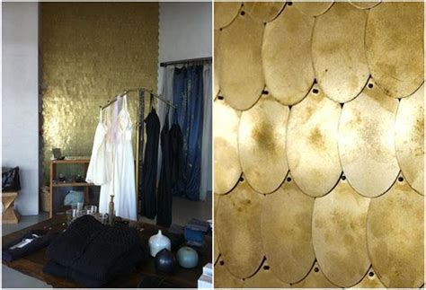 Design Evolution Stunning Brass Feature Wall